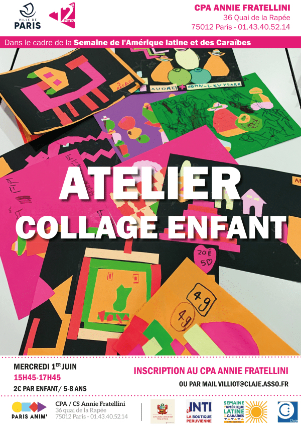 [Atelier] Collage enfant – Claje