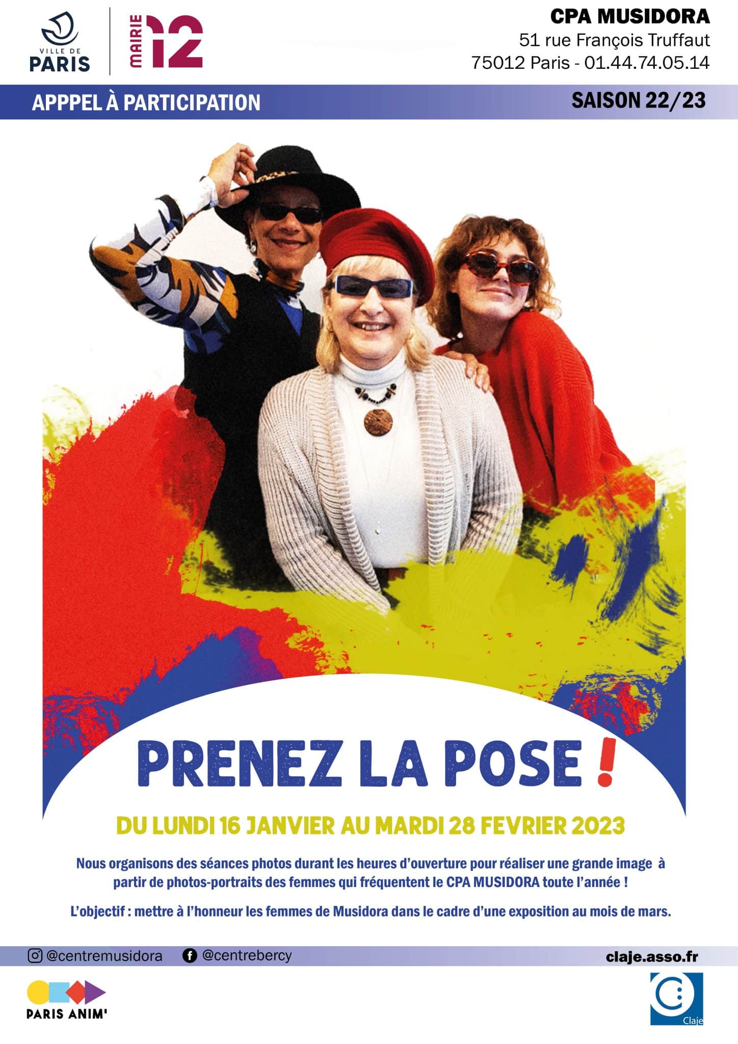 [Appel à participation] Prenez la pose ! – Claje