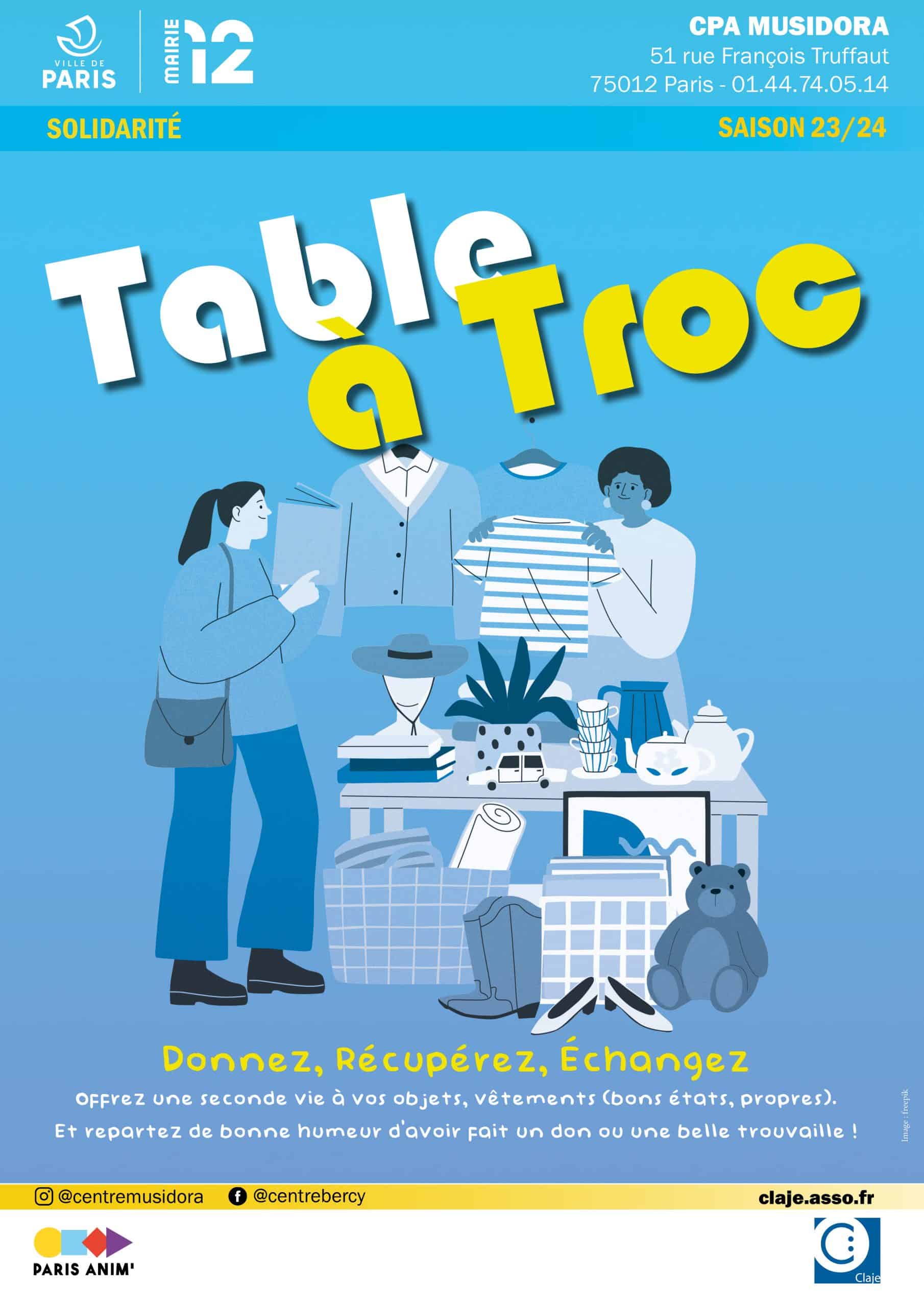 Table à troc – Claje